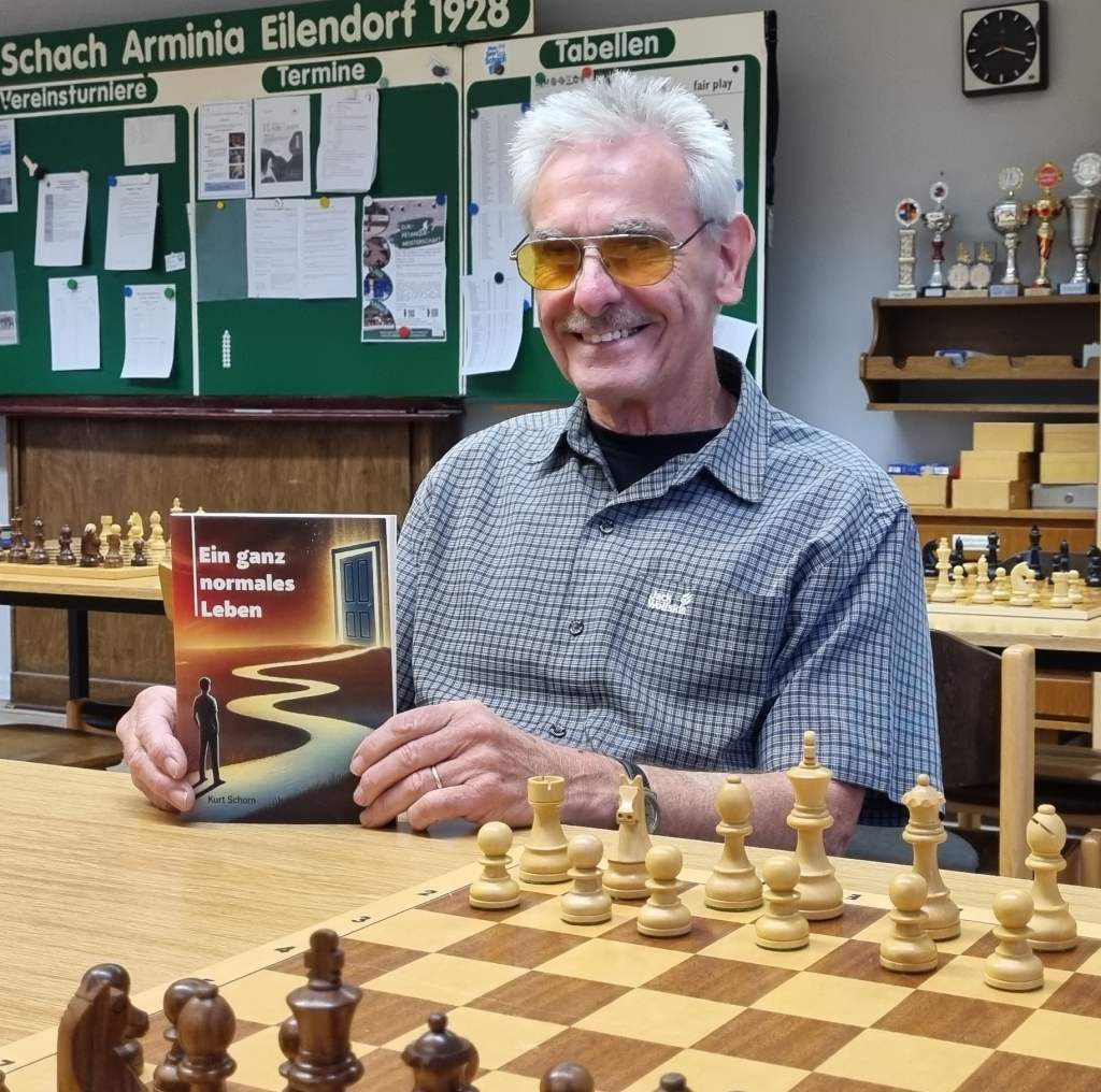 Kurt Schorn mit neuen Talenten – Schach Abteilung